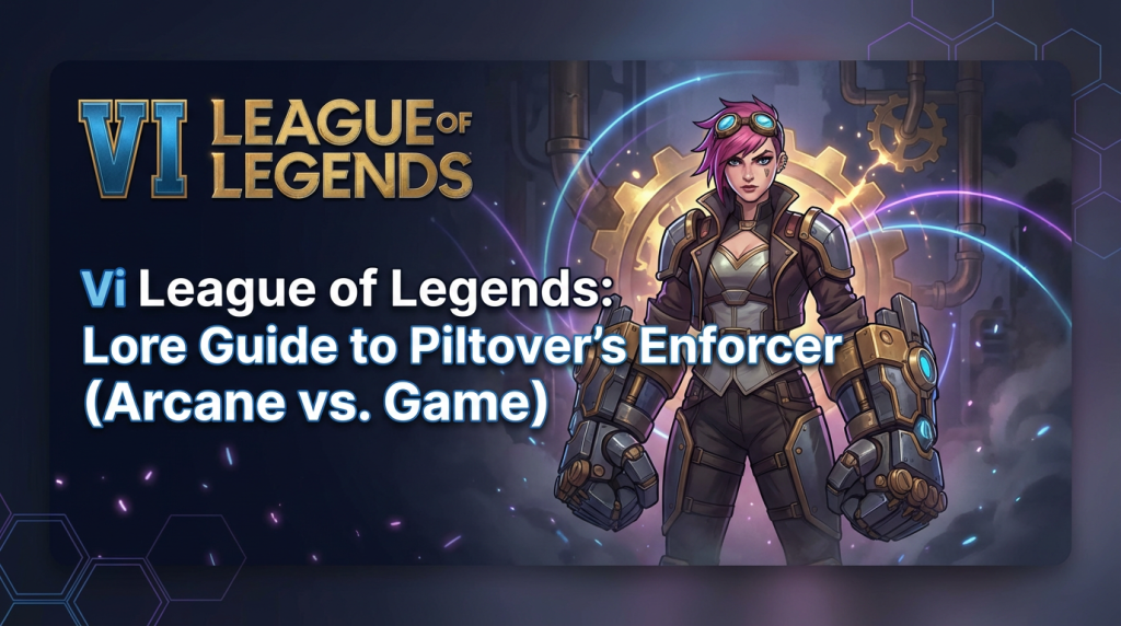 Vi League of Legends: Lore Guide to Piltover's Enforcer (Arcane vs. Game)